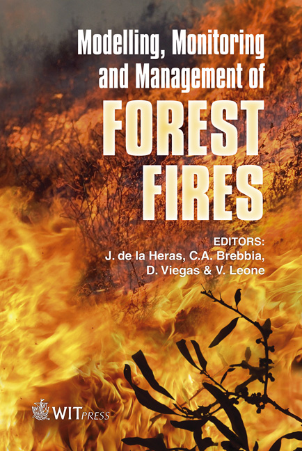 Modelling, Monitoring and Management of Forest Fires II
